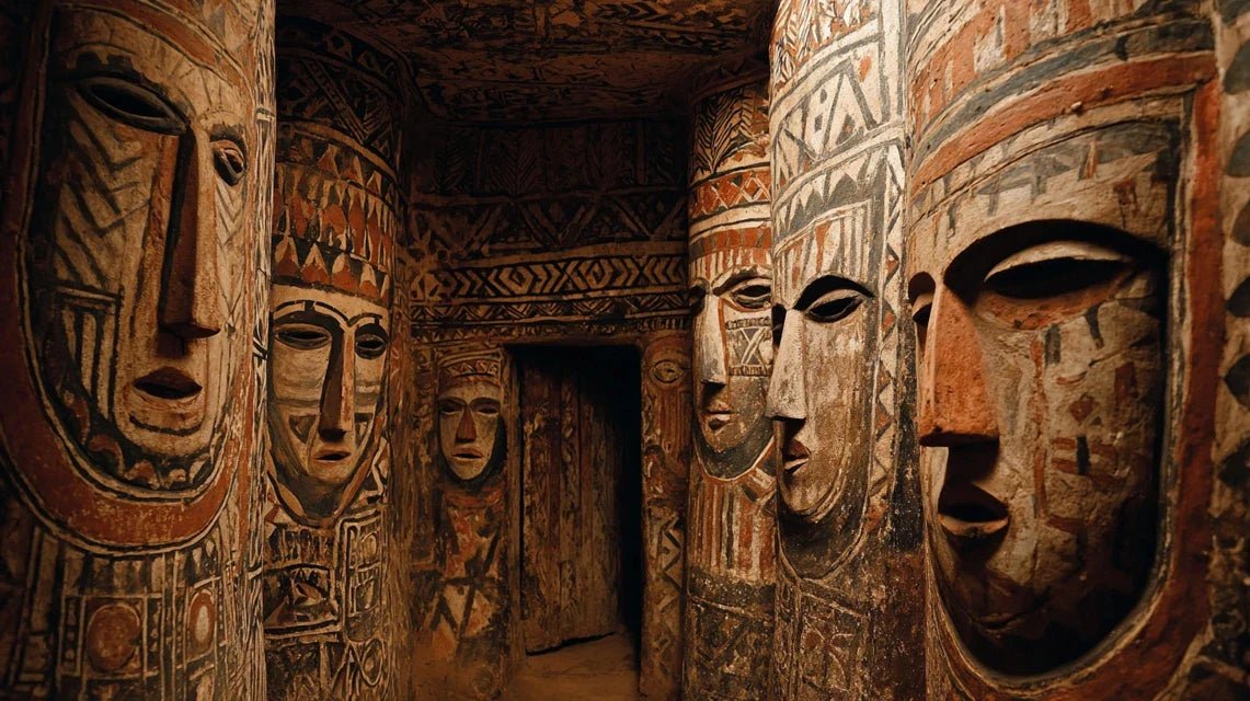Fresques Tombeaux Royaux Kongo : Histoire & Déco Unique