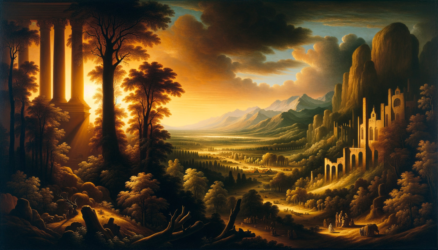 Repousoirs dans les Paysages Flamands : Technique & Origine