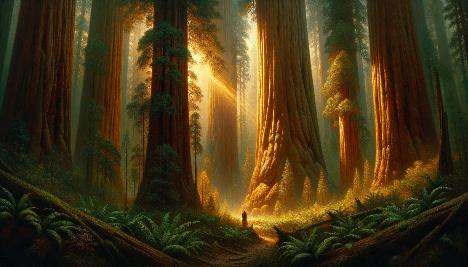 Séquoias Géants dans l'Art Californien | Sublime Naturel